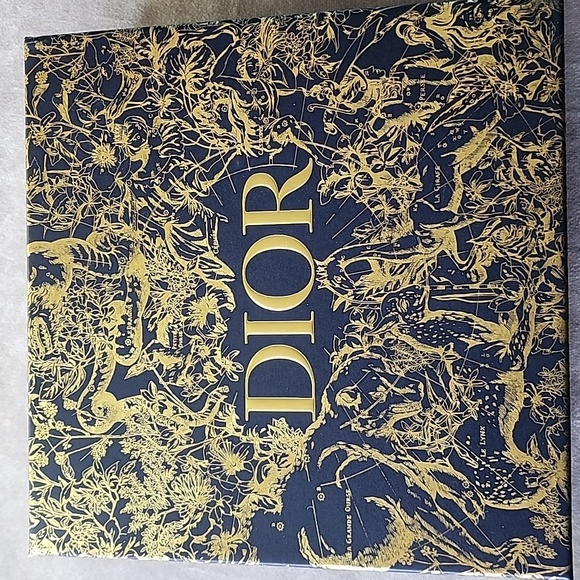 Dior | Accessories | Christian Dior Constellation Blue Gold Box Tissue ...